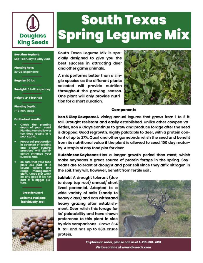 Information About Texas Seeds | Douglass King Seeds